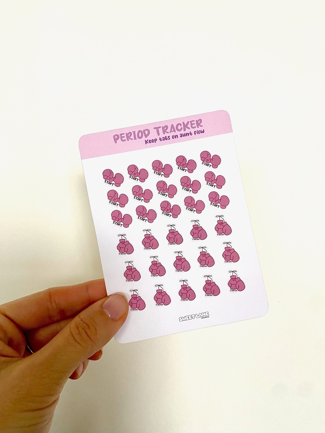 Period Tracker Sticker Sheet | Cute for Planner and Bullet Journals ...