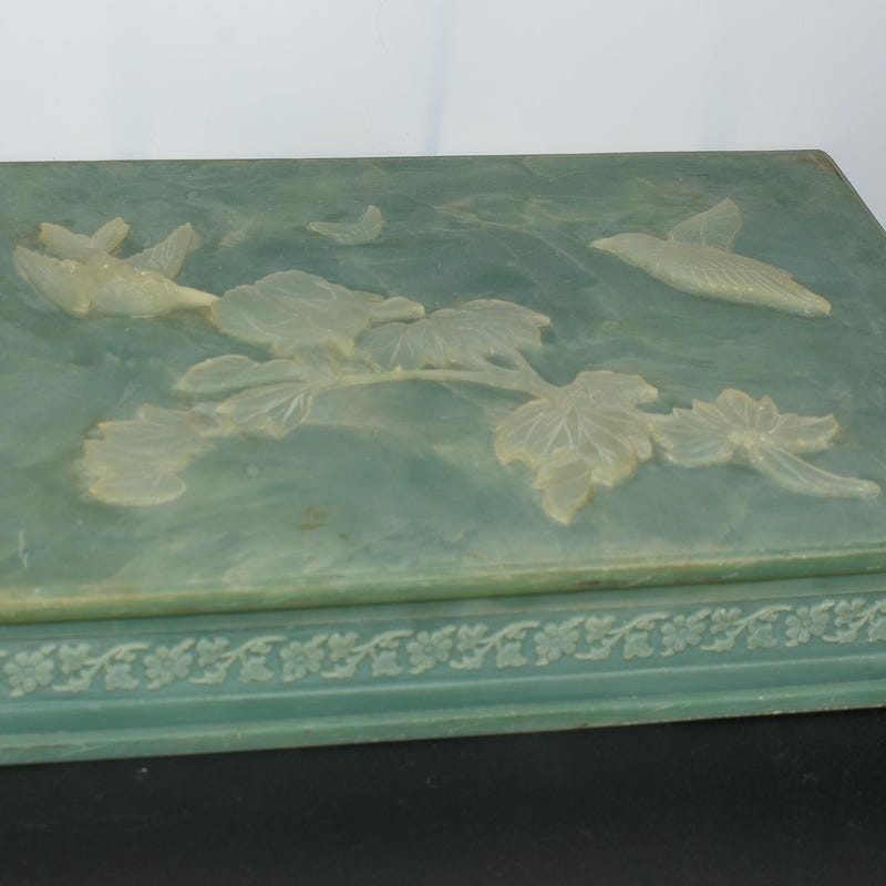 Incolay Jewelry Box - Etsy