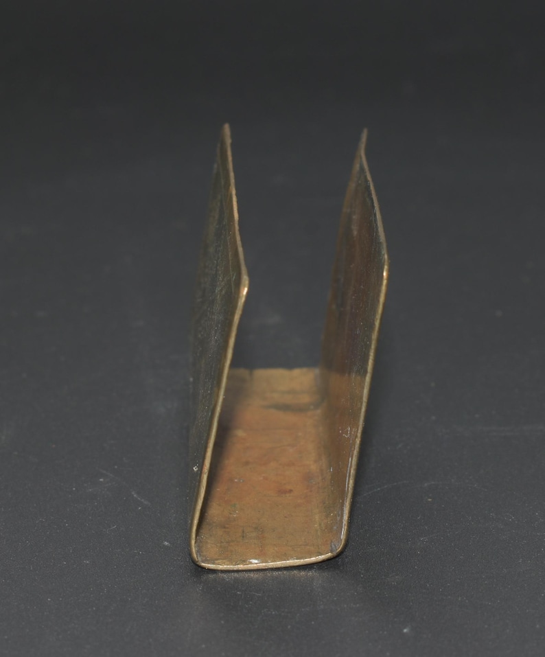 WWI Trench Art AMIENS France 1914 Brass Matchbox Holder Souvenir Pvt. W ...