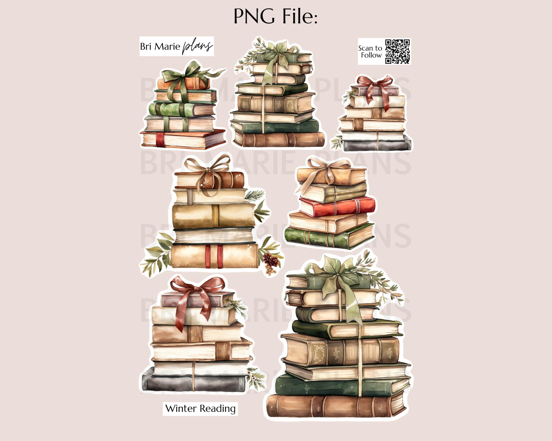Winter Reading | Printable Planner Stickers - Etsy