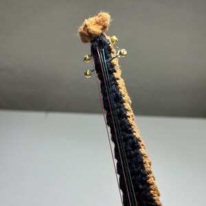 Mini Violin Crochet Toy, Plush Musical Instrument, Handmade Amigurumi ...