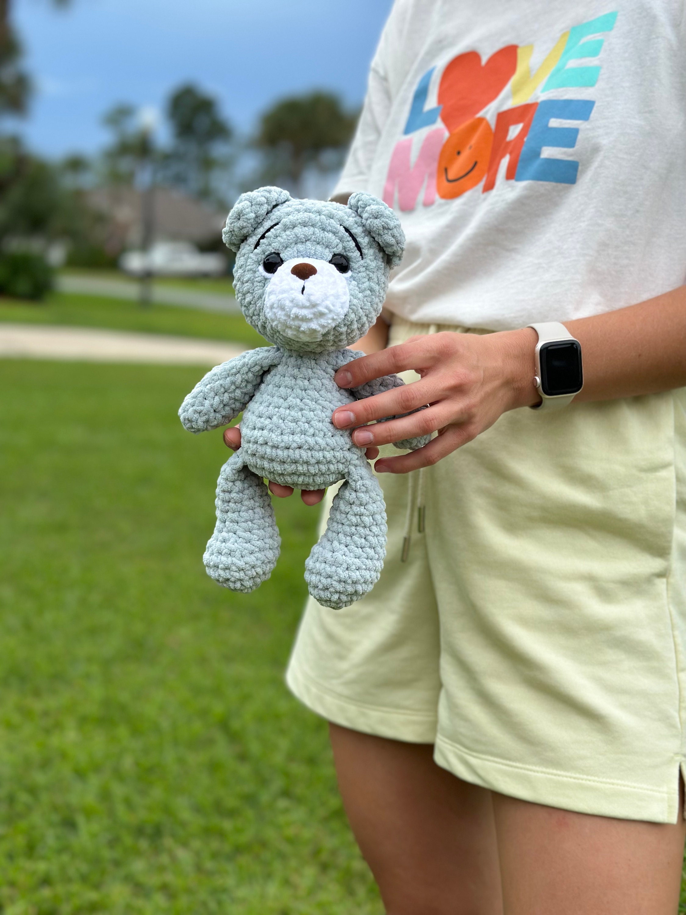 Recordable Stuffed Animal Crochet Plush Bear Custom Gifts for - Etsy