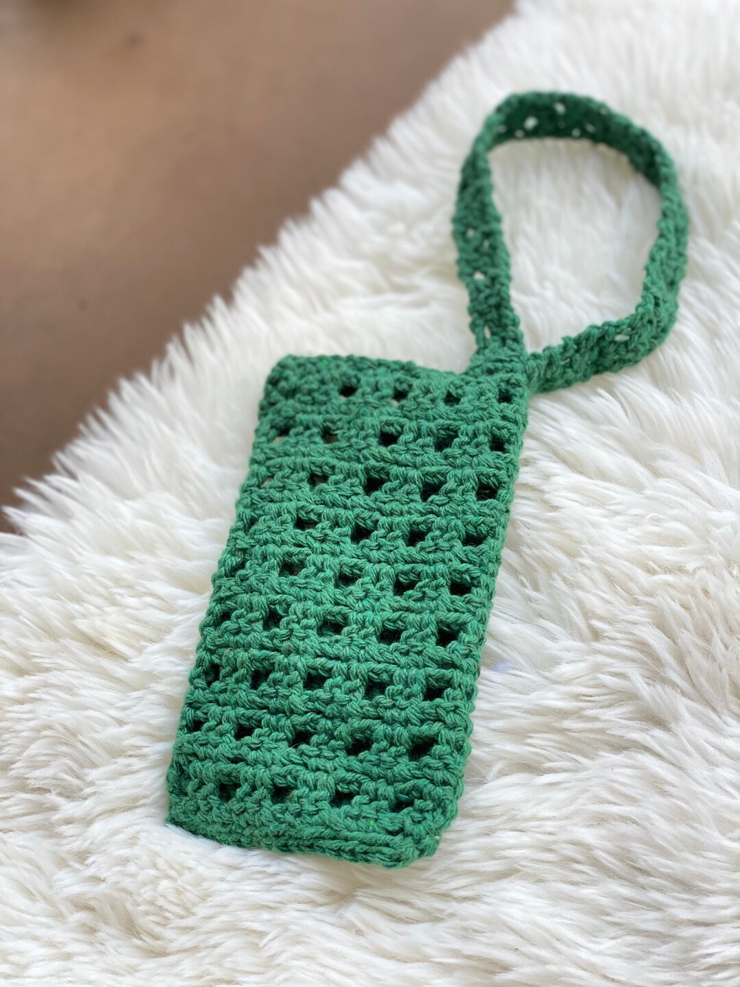 Green Case for Phone Cotton Phone Case With Wrist Strap - Etsy