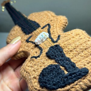Miniature Model of Violin Crochet Souvenir Collectible Gift Knickknack ...