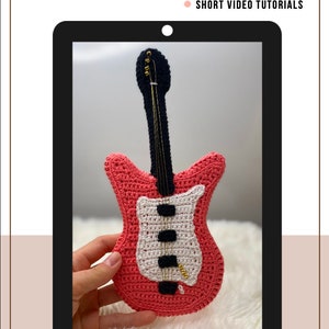 CROCHET GUITAR PATTERN Pdf | Mini Guitar Amigurumi Tutorial | Miniature ...