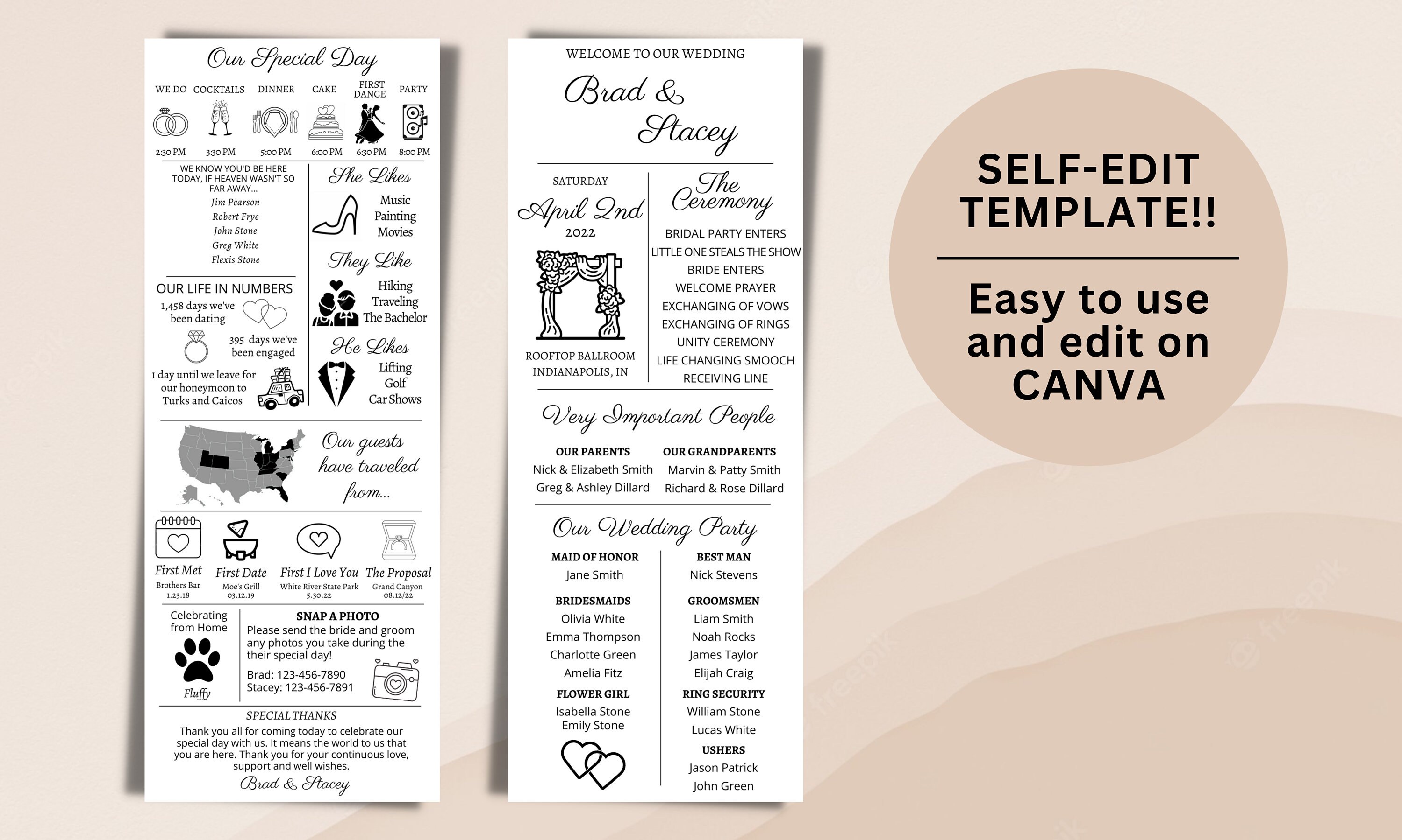 Wedding Infographic Creator