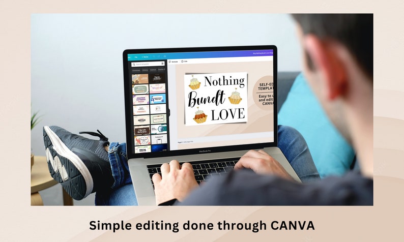 Nothing Bundt Love, Bundtini Bar Sign, Wedding Sign, Reception Sign ...