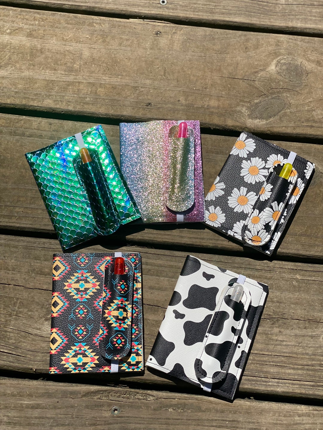 Vinyl Composition Book Covers With Pen Holder - Etsy