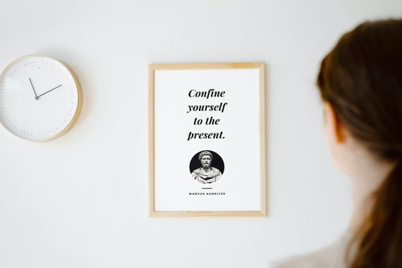 Stoicism 5 Printable PDF Quotes by Marcus Aurelius Office - Etsy