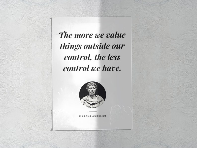 Stoicism | 5 Printable PDF Quotes by Marcus Aurelius | Office, Home ...
