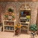 Corner Flower Shop Diorama - This 1:12 Scale Dollhouse Miniature Room ...