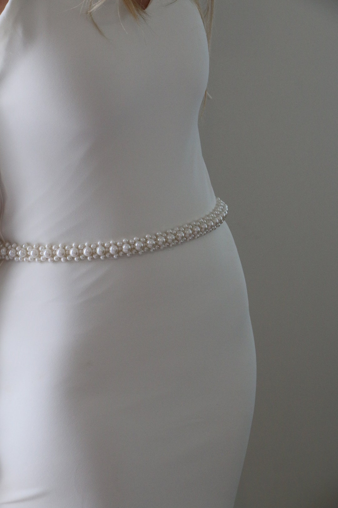 Pearl Belt Bridal Belt Pearl Custom Pearl Bridal Sash Different Sized ...