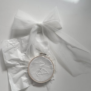 Mini Heart Veil Embroidered Initial Veil Bride Bow Veil Custom Hearts ...