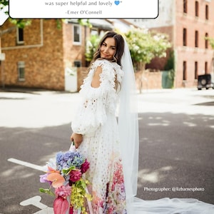 Light Blue Wedding Veil Blusher Blue Veil Dusty Blue Veil Long Two ...