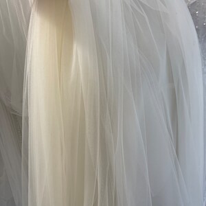 Cream Wedding Veil Antique Cream Colour Veil Classic Bridal Veil Dark ...