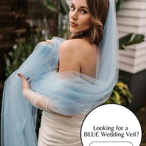 Light Blue Birdcage Veil Blue Bird Cage Veil Short Blue Veil Baby Blue ...