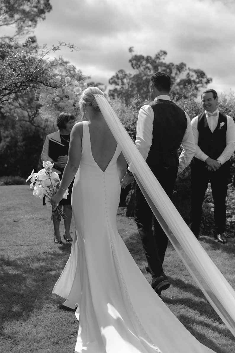 Ivory Sheer Tulle Wedding Veil Italian Tulle Bridal Veil High - Etsy