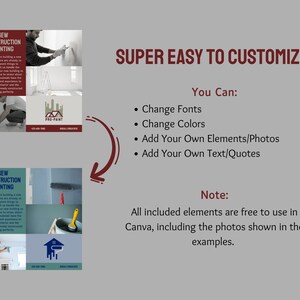 50 Painting Business Instagram Post Templates for Canva | Painter ...