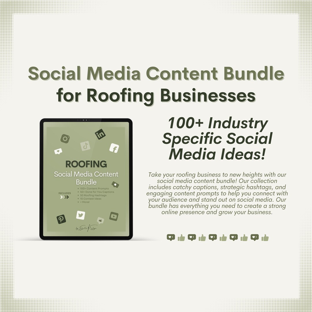 100+ Done for You Social Media Content Ideas for Roofers, Instagram ...