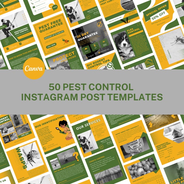 Pest Control Social Media - Etsy