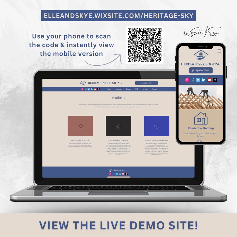 Roofing Website Template - Roofing Services Wix Theme - Roofing and ...