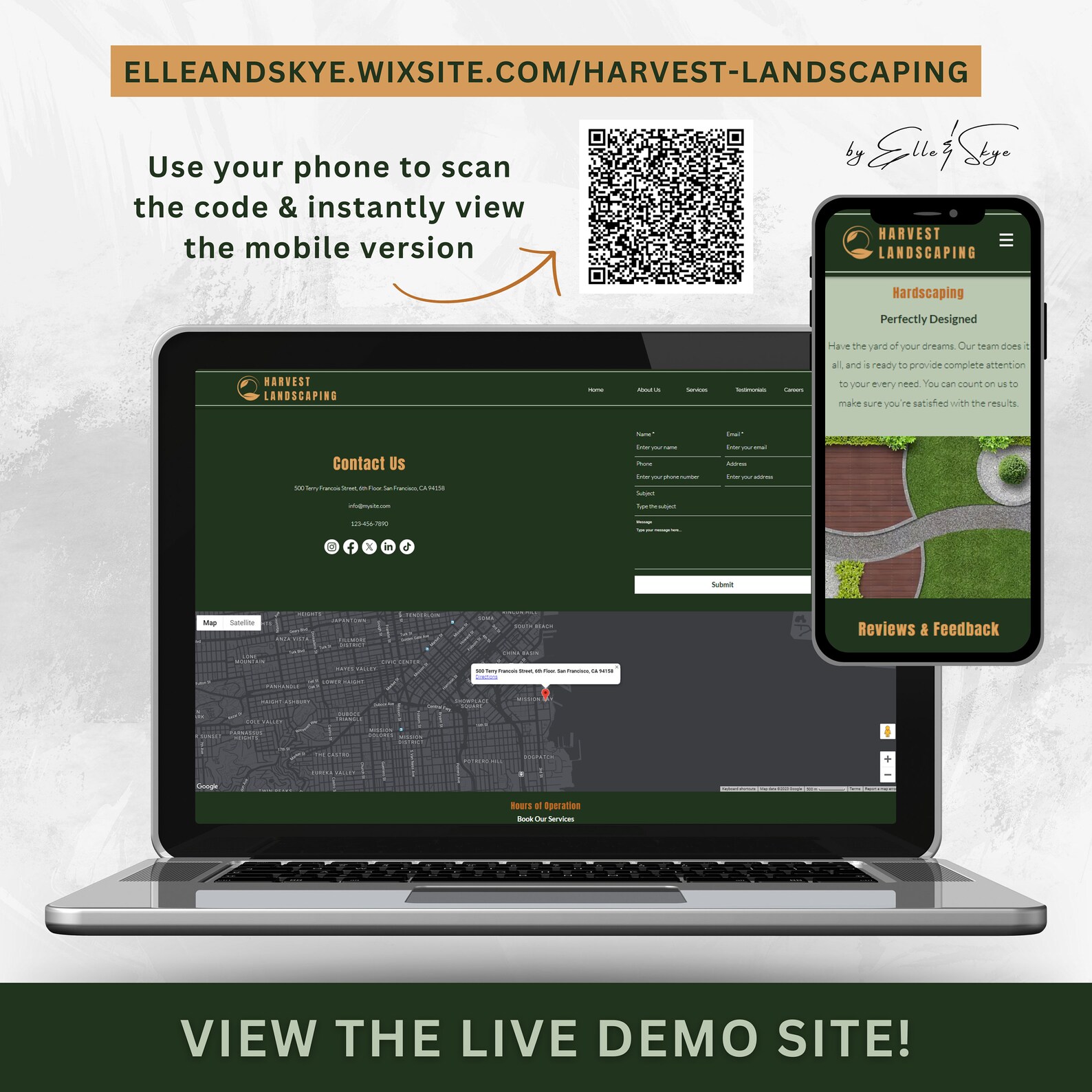 Landscaping Website Template - Lawn Care Website Design - Landscaper ...