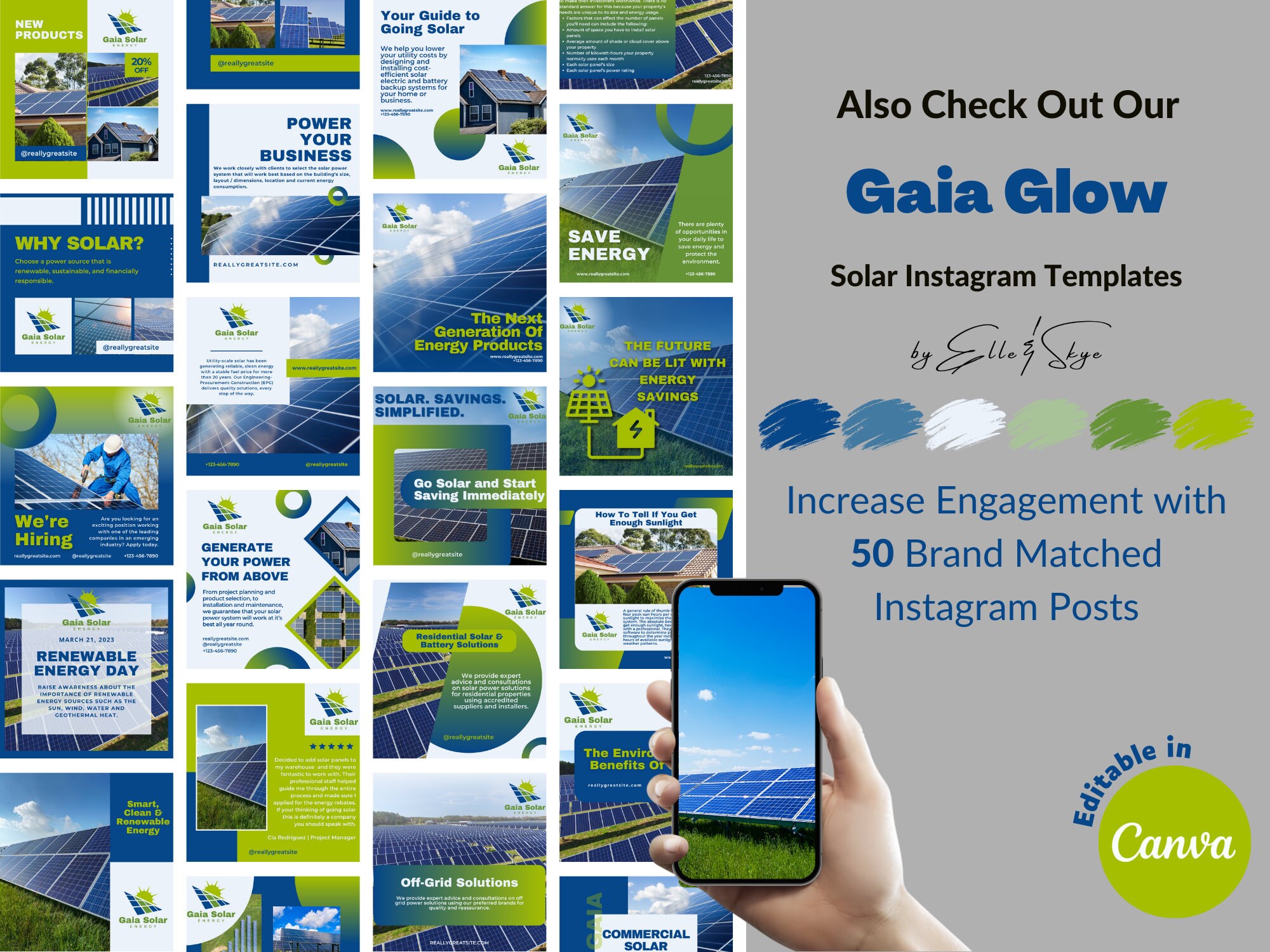 Solar Energy Flyer Template, Printable Solar Flyer, Renewable Energy ...