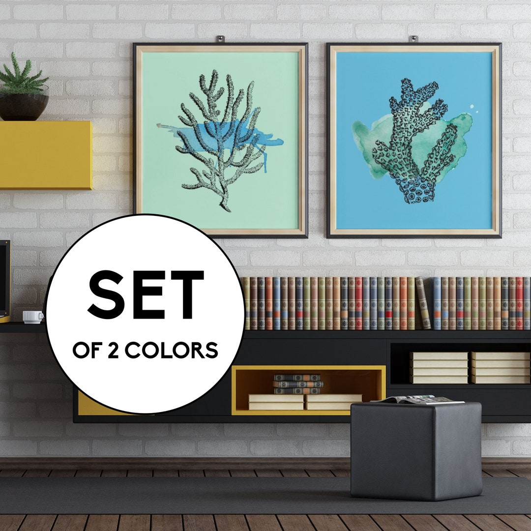 Abstract Sea Printable Art | Under the Sea | Prints Set | Ocean ...
