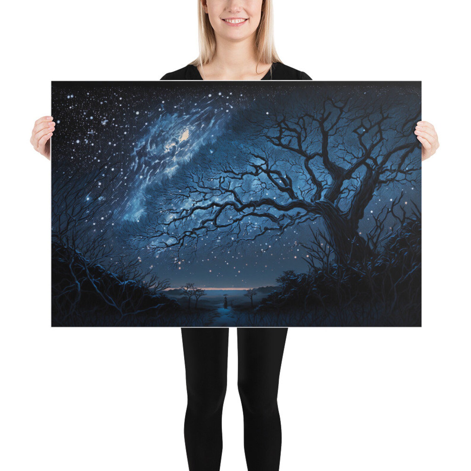 Night Starry Sky Print- Nature Print-20x30 Prints-night Sky Print ...