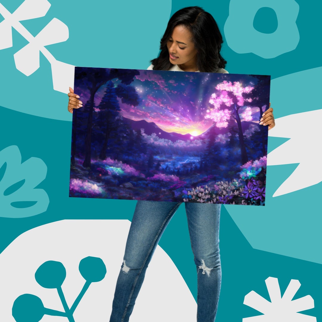 Magical Forest-fantasy Art-fantasy Art Print-magical Forest-fantasy ...