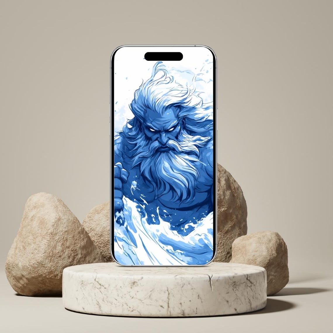 Poseidon Wall Art: Greek Mythology Ocean God Print (digital Download ...