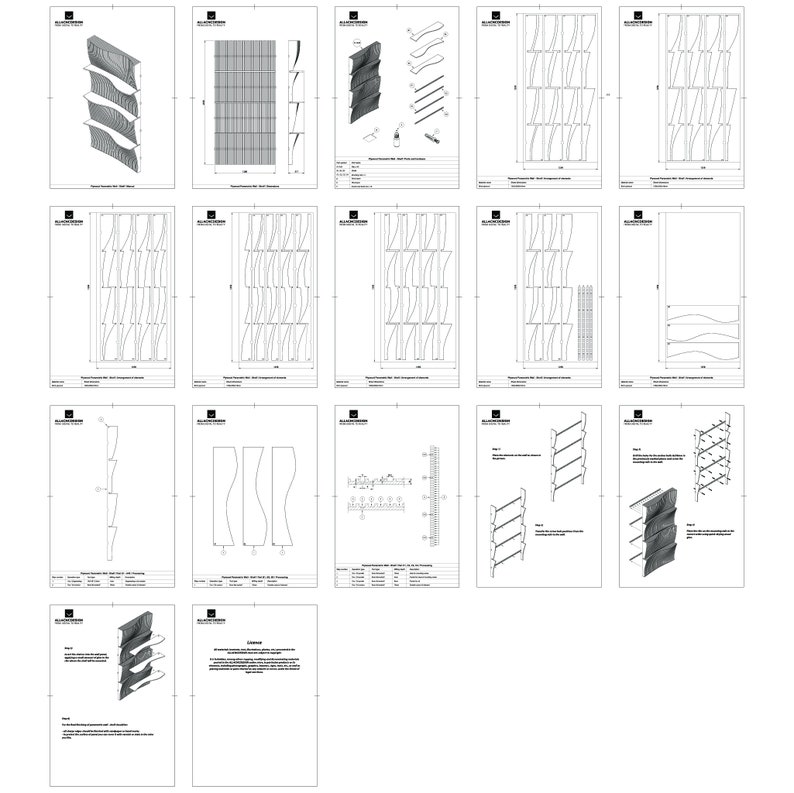 CNC Vector Filess With DIY Woodworking Plans - Modern Plywood ...