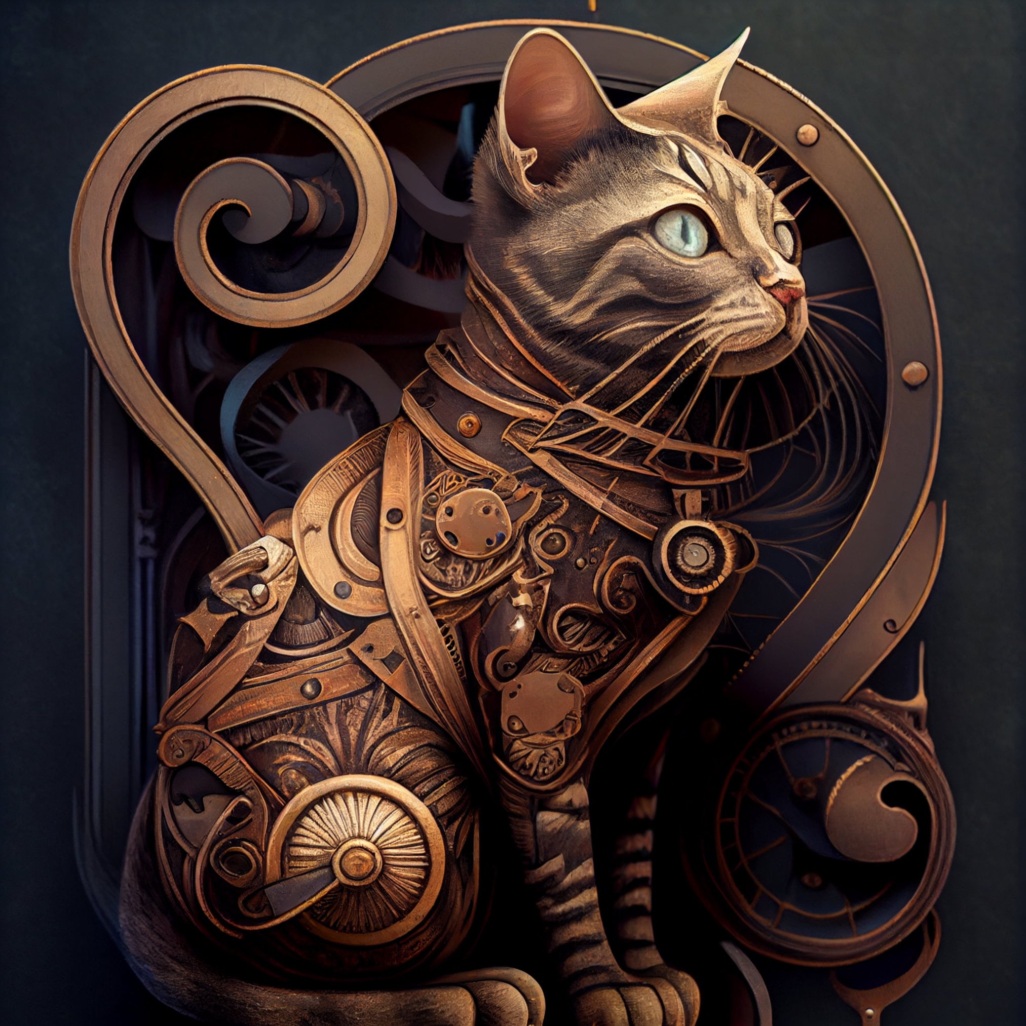 Steampunk Animal Wallpaper