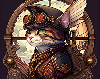 Picasso Cubism Cat Art Print Perfect Gift for Cat and Art - Etsy