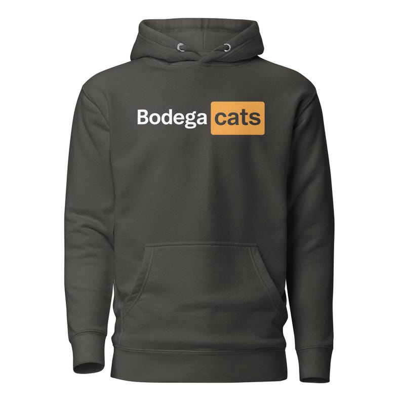 Bodega Cats Block Logo Hoodie NYC Cat Lovers Graphic Sweatshirt - Etsy