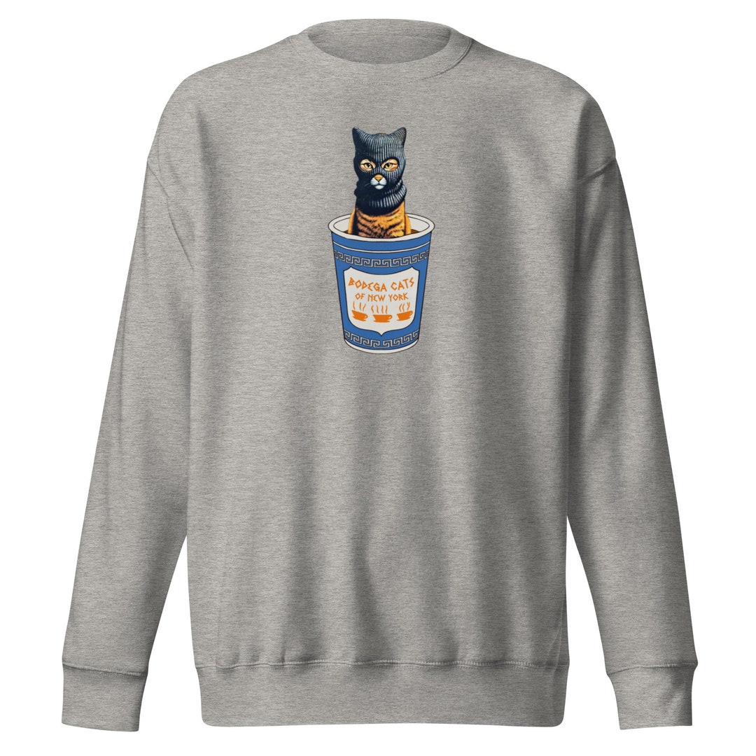 Bodega Cats of New York Official Merch Crewneck Sweatshirt, New York ...