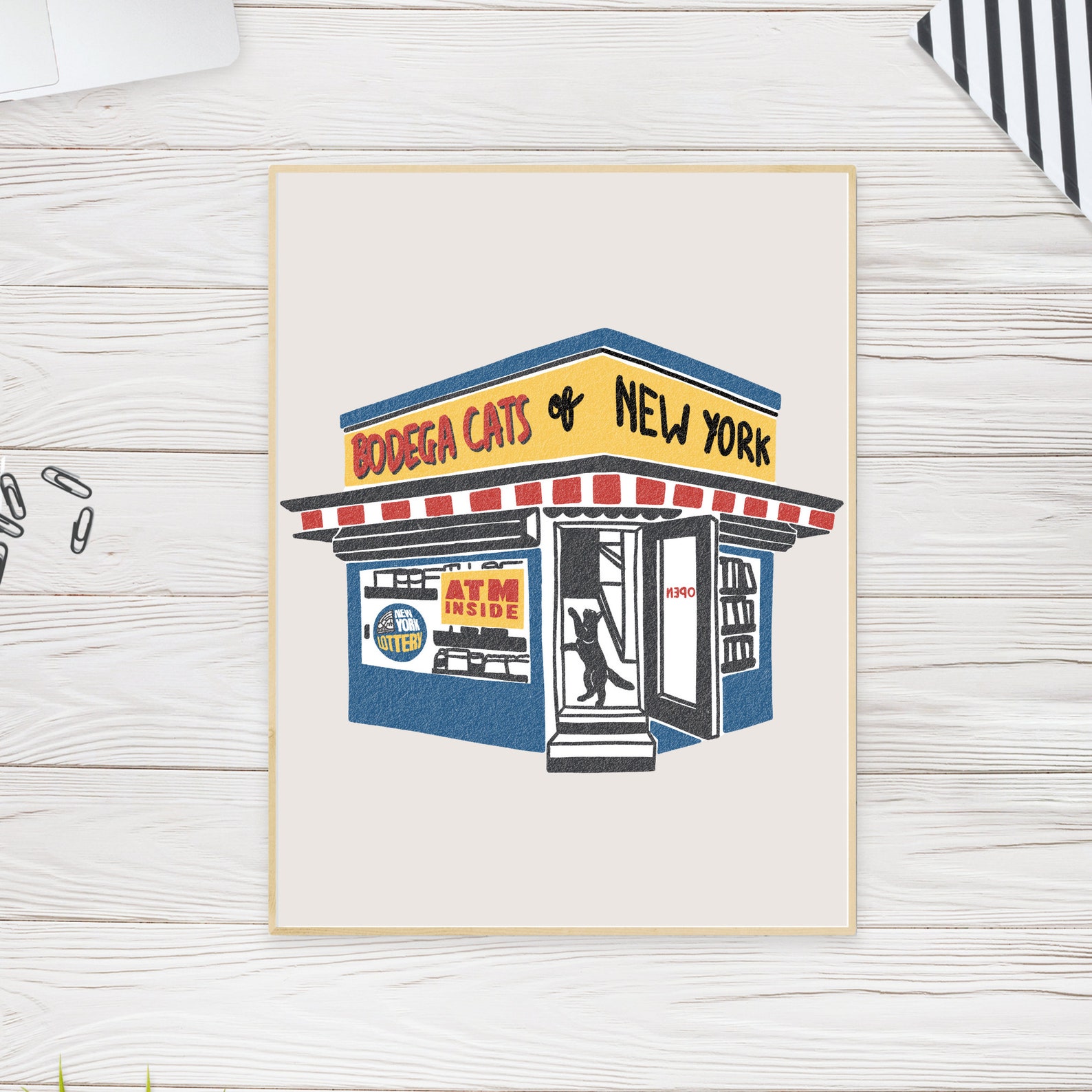 Bodega Cats of New York Art Print: NYC Souvenir (digital Download) - Etsy