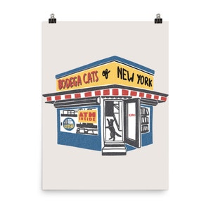 Bodega Cats of New York Art Print: NYC Souvenir (digital Download) - Etsy
