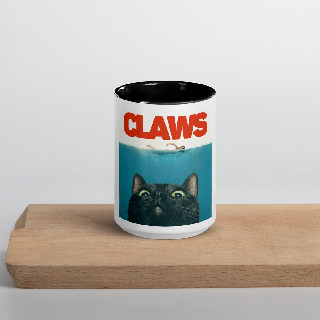 Claws Cat Parody Coffee Mug – Funny Movie Poster Cup, Cat Lover Gift - Etsy