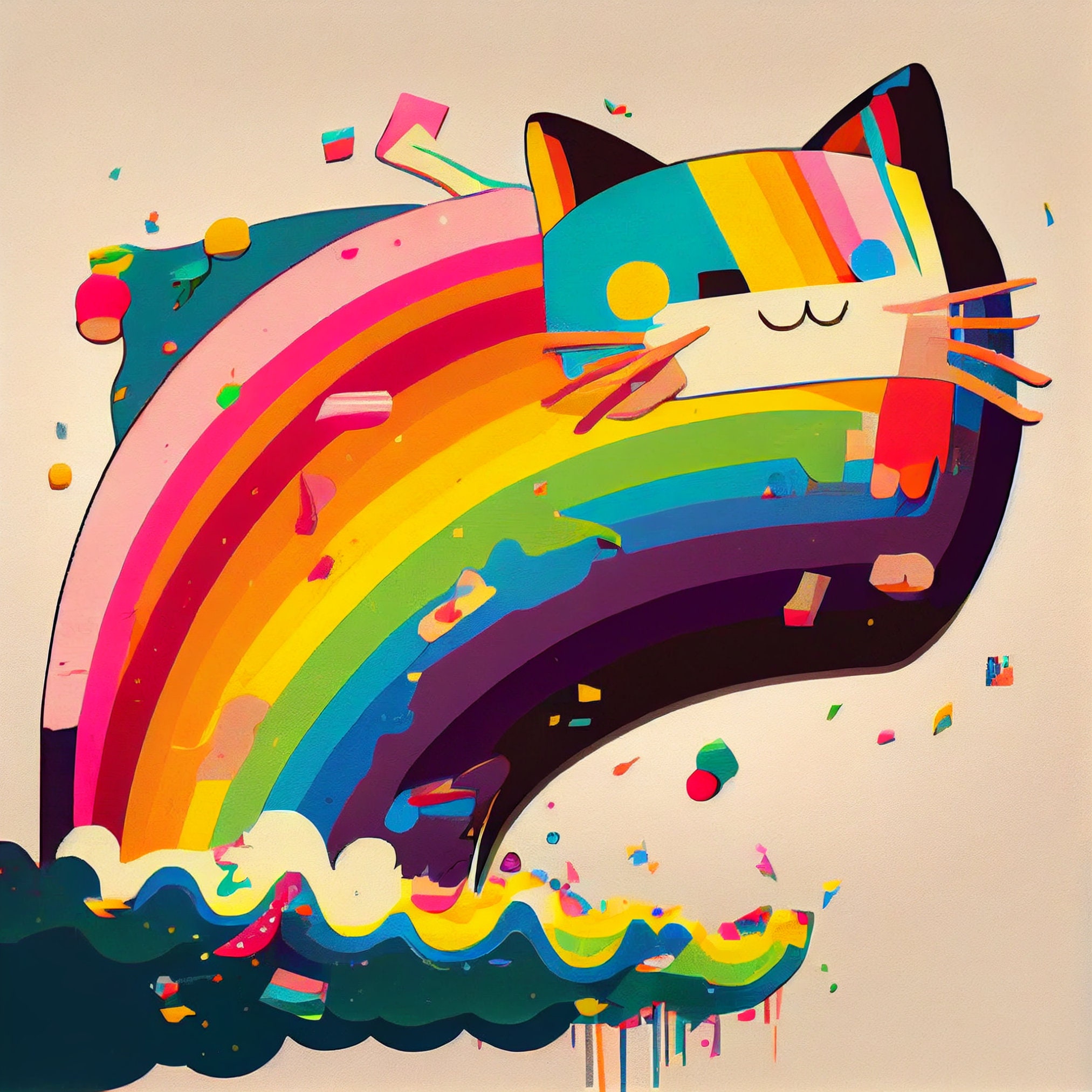 Nyan Cat Painting