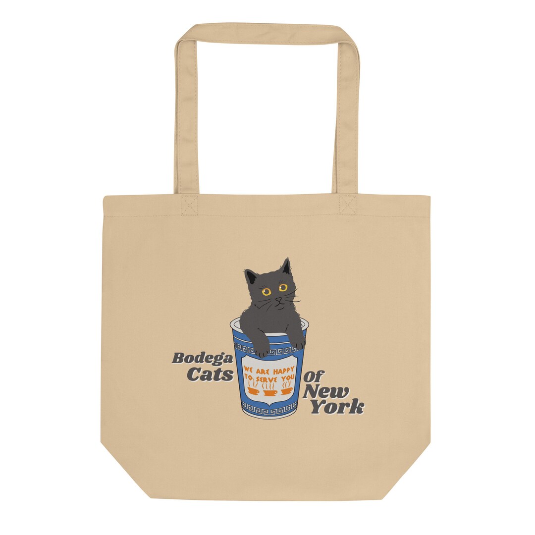 Bodega Cats of New York Official Merch Cat Tote Bag, Funny Cat Tote Bag ...