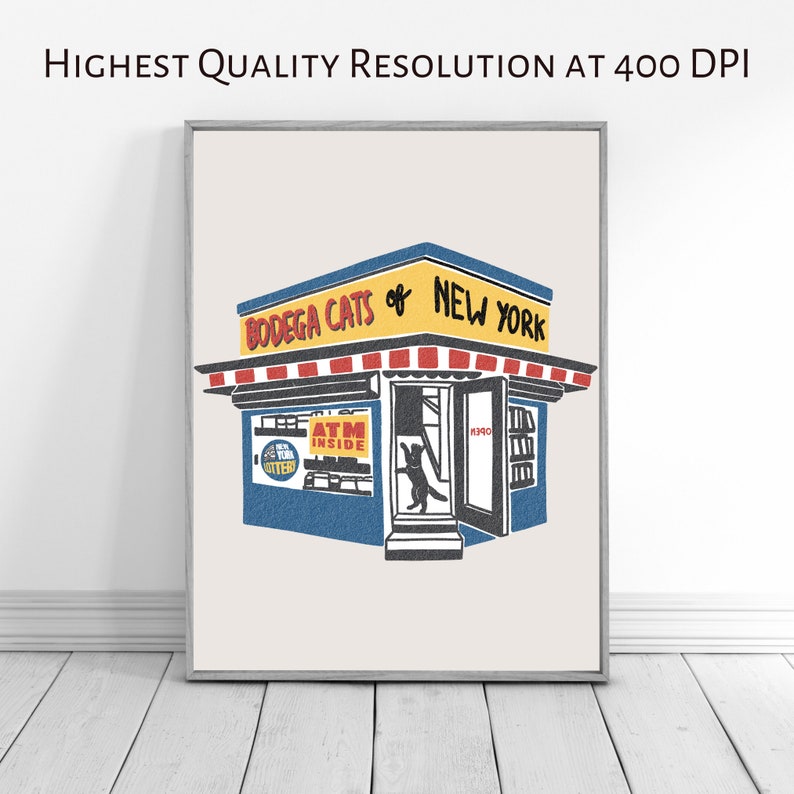 Bodega Cats of New York Art Print: NYC Souvenir (digital Download) - Etsy