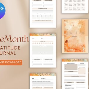 The 30-day Gratitude Practice: A Guided Journal - Etsy