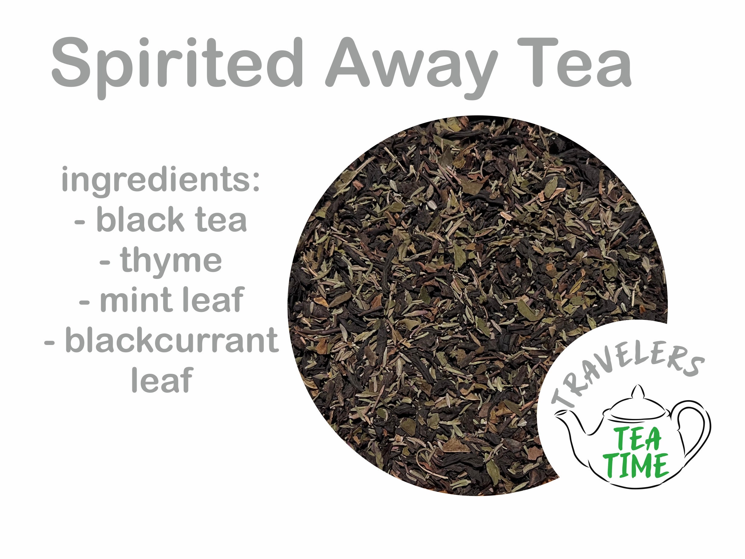 Spirited Away Black Herbal Tea, Anime Inspired Black Tea With Thyme ...