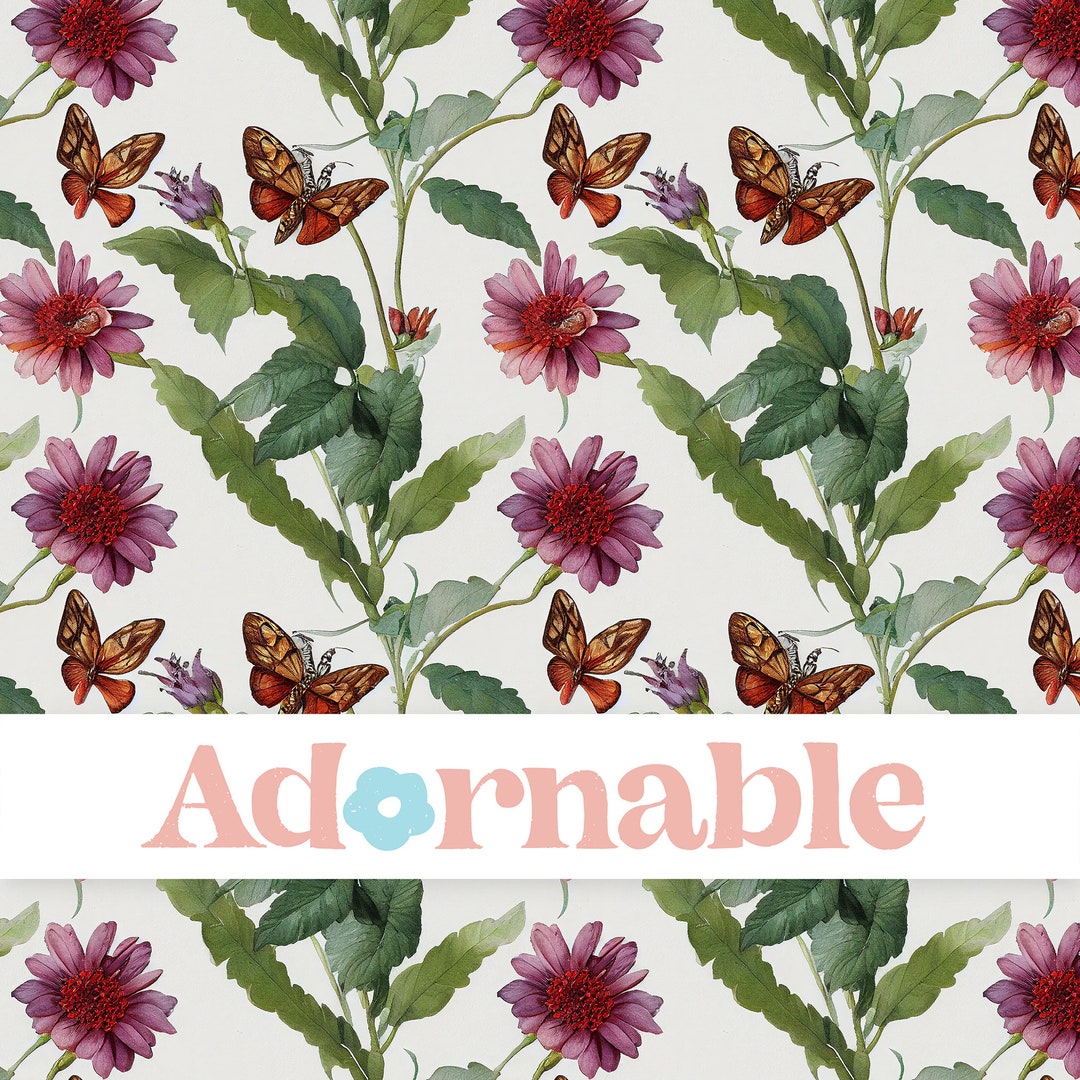 Spring Watercolor Butterfly Flutter Pattern, Watercolor Background ...