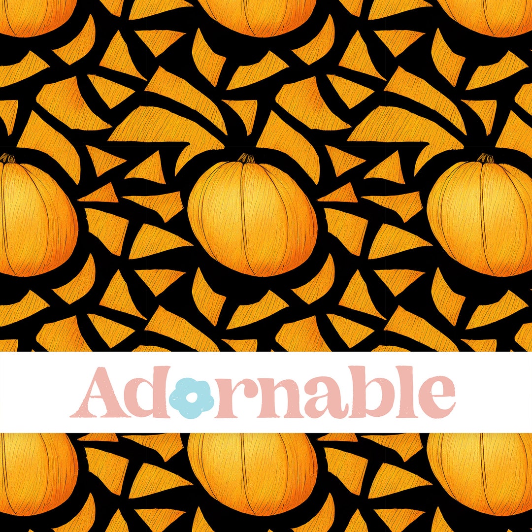 Halloween Abstract Jack-o-lantern Pattern, Halloween Background ...