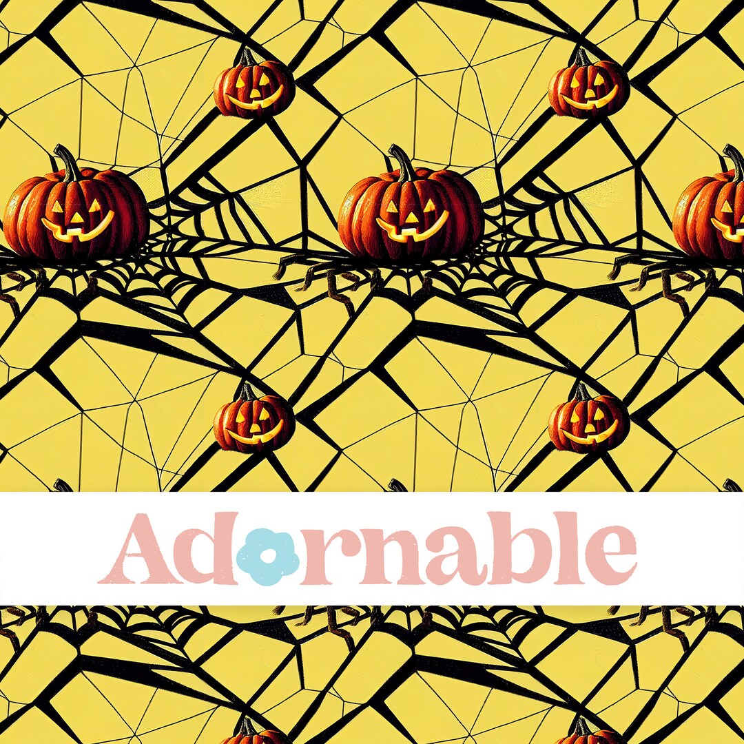 Halloween Jack-o-lantern Spiderwebs Pattern, Spider Background ...