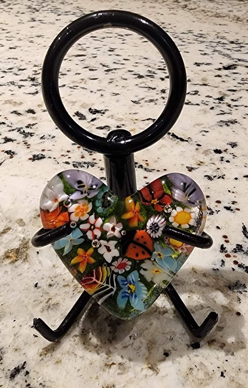 Handmade Stick Figure Sitting Heart Holder-small - Etsy