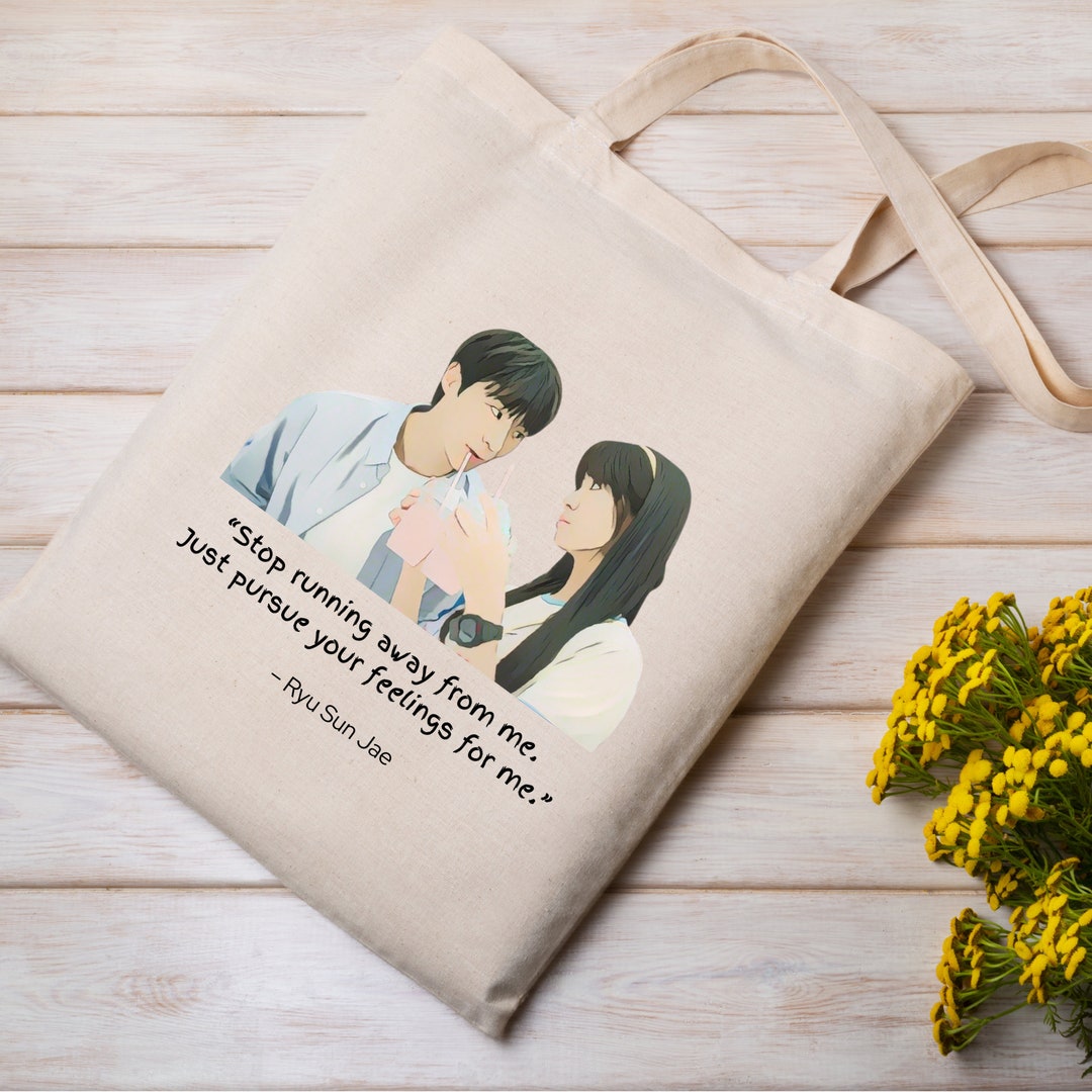 Lovely Runner K-drama Tote Bag, K-drama Gift, K-drama Merch, Lovely ...