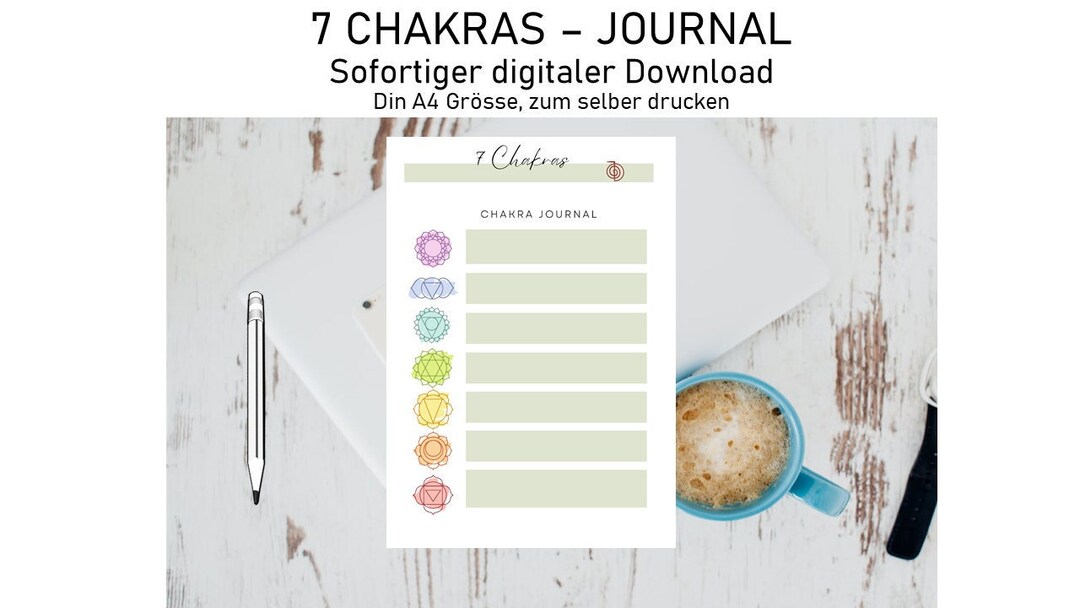 Chakra Chart Chakra Journal 7 Chakras Blockages Session History Meeting ...